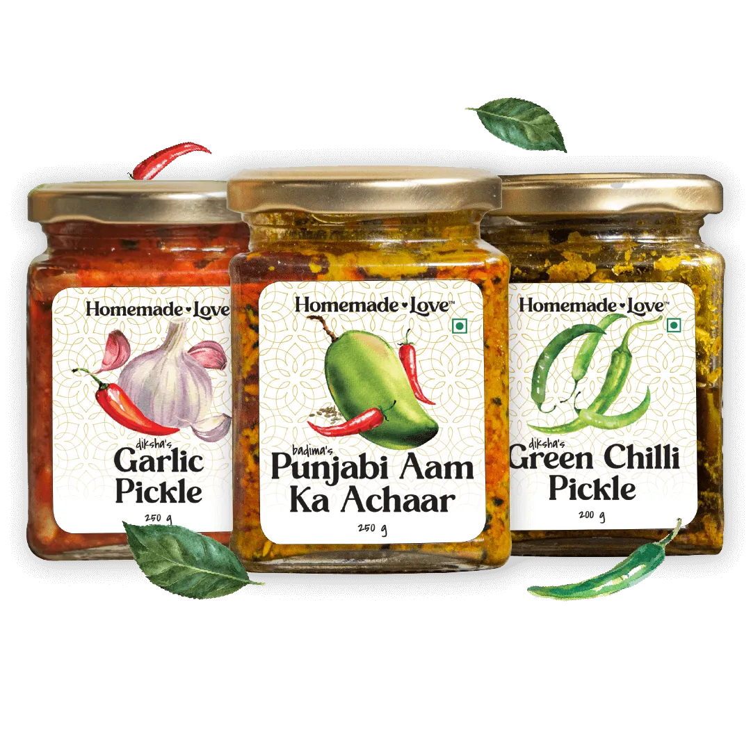 Three Musketeers Combo - Homemade Love - Traditional pickles | Fresh ...